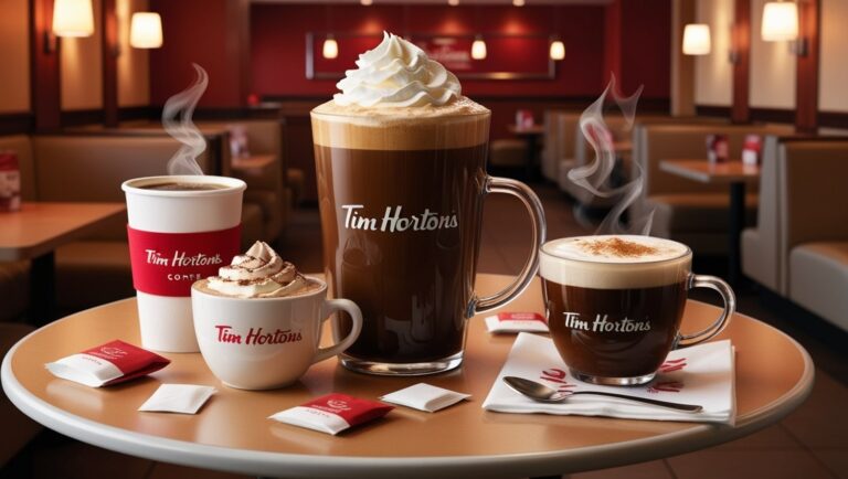 Tim Hortons Beverages Menu - Tim Hortons Menu