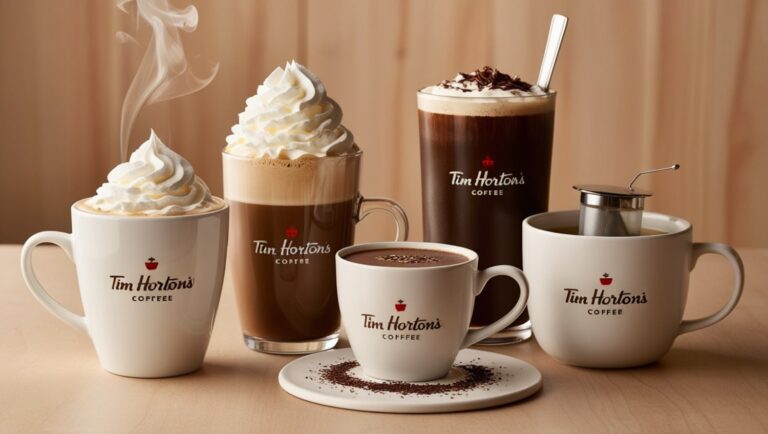 Tim Hortons Beverages Menu - Tim Hortons Menu