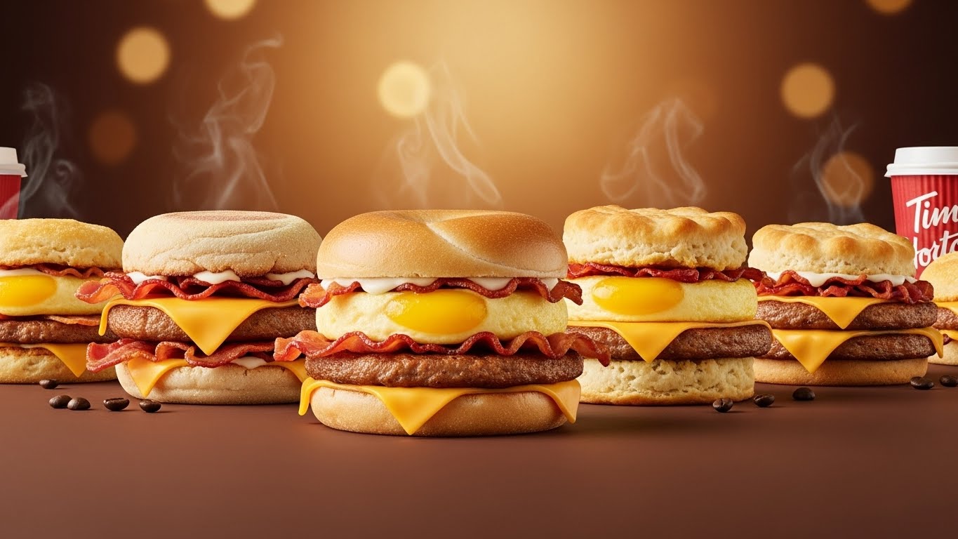 Tim Hortons Breakfast Sandwiches | Calories, Prices & Options