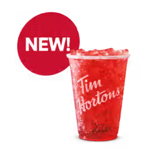 Ruby Rush TimsBoost with Red Bull | Tim Hortons Calories & Price